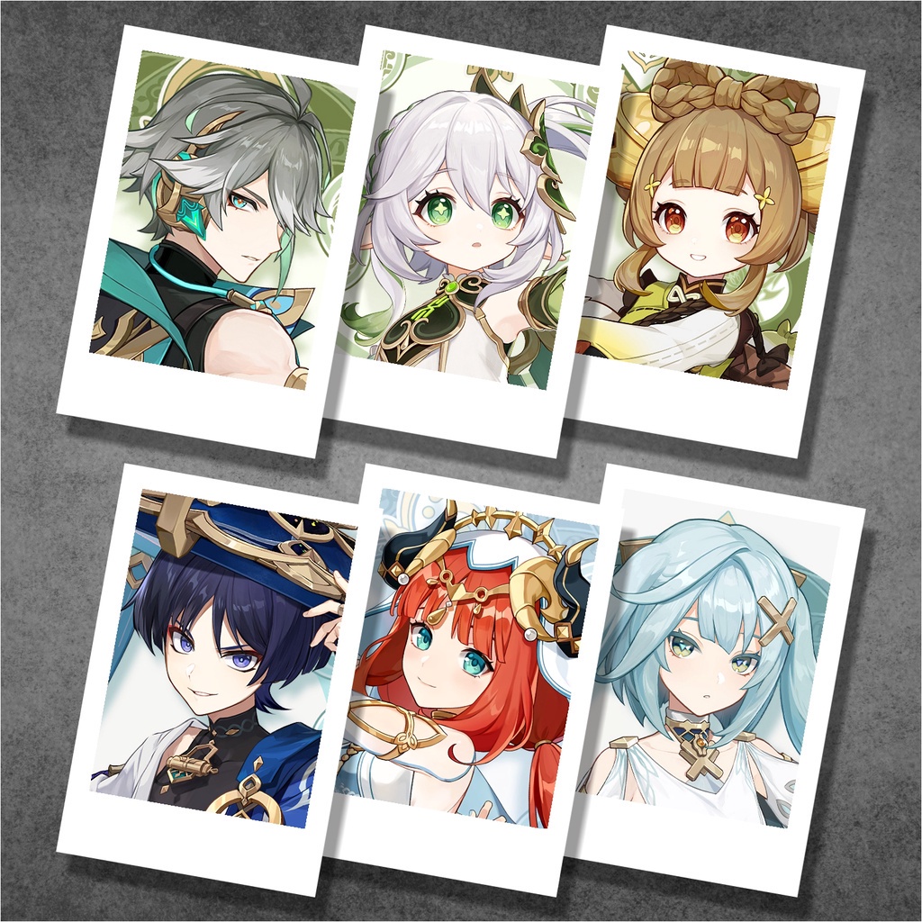 [ MINI POSTCARD ] Card Game Genshin Impact Vol. I - Giấy Bìa Cứng C300 ...