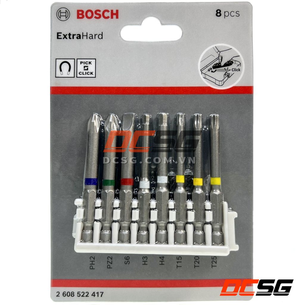 Bộ mũi khoan, mũi vít, vặn ốc BOSCH PICK&CLICK (Chọn phân loại) | DCSG ...