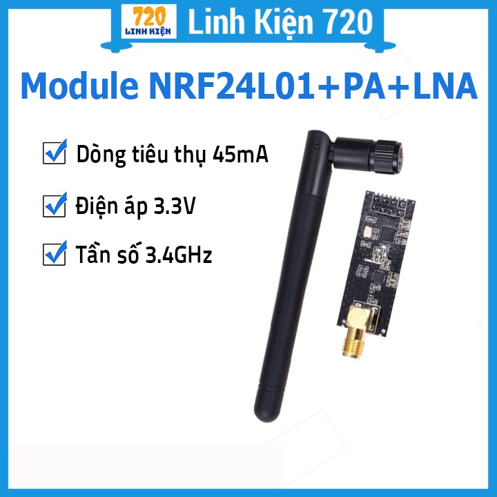 Module NRF24L01 + PA + LNA 1100m | Shopee Việt Nam