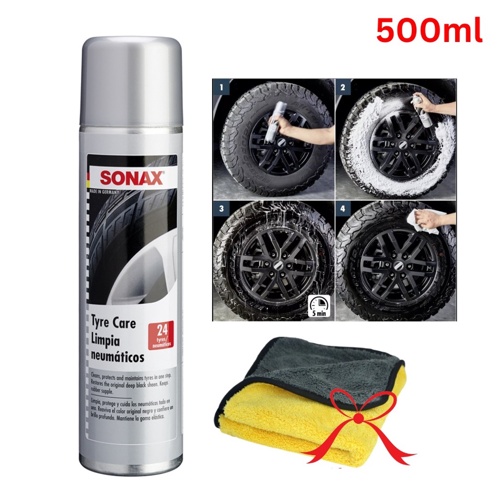 Dung Dịch Vệ Sinh Bảo Dưỡng Làm Mới Vỏ Lốp Xe Cao Su Sonax TyreCare ...