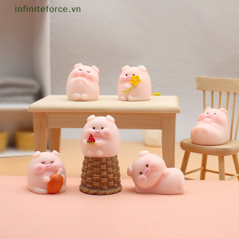 Mô Hình Chú Heo Mini Dễ Thương Dùng Trang Trí Tiểu Cảnh | Shopee Việt Nam