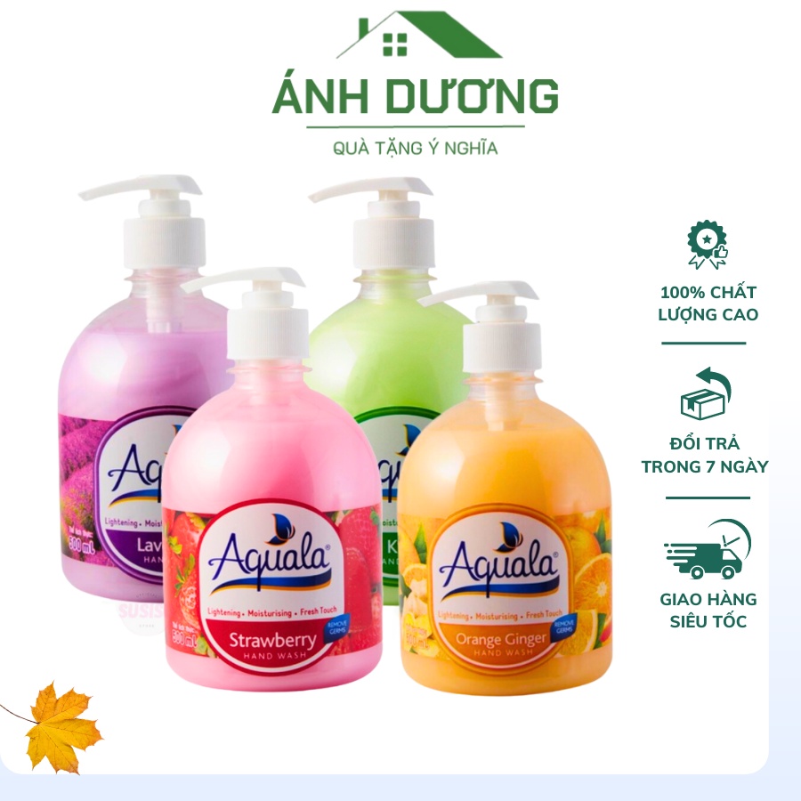 Nước Rửa Tay Diệt Khuẩn Aquala 500ml | Shopee Việt Nam