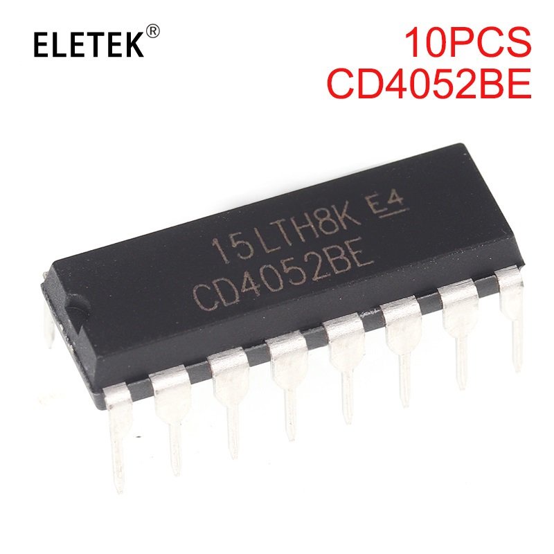 Bộ 10 Linh Kiện Điện Tử CD4052BE DIP-16 CD4052 4052BE Mới | Shopee Việt Nam