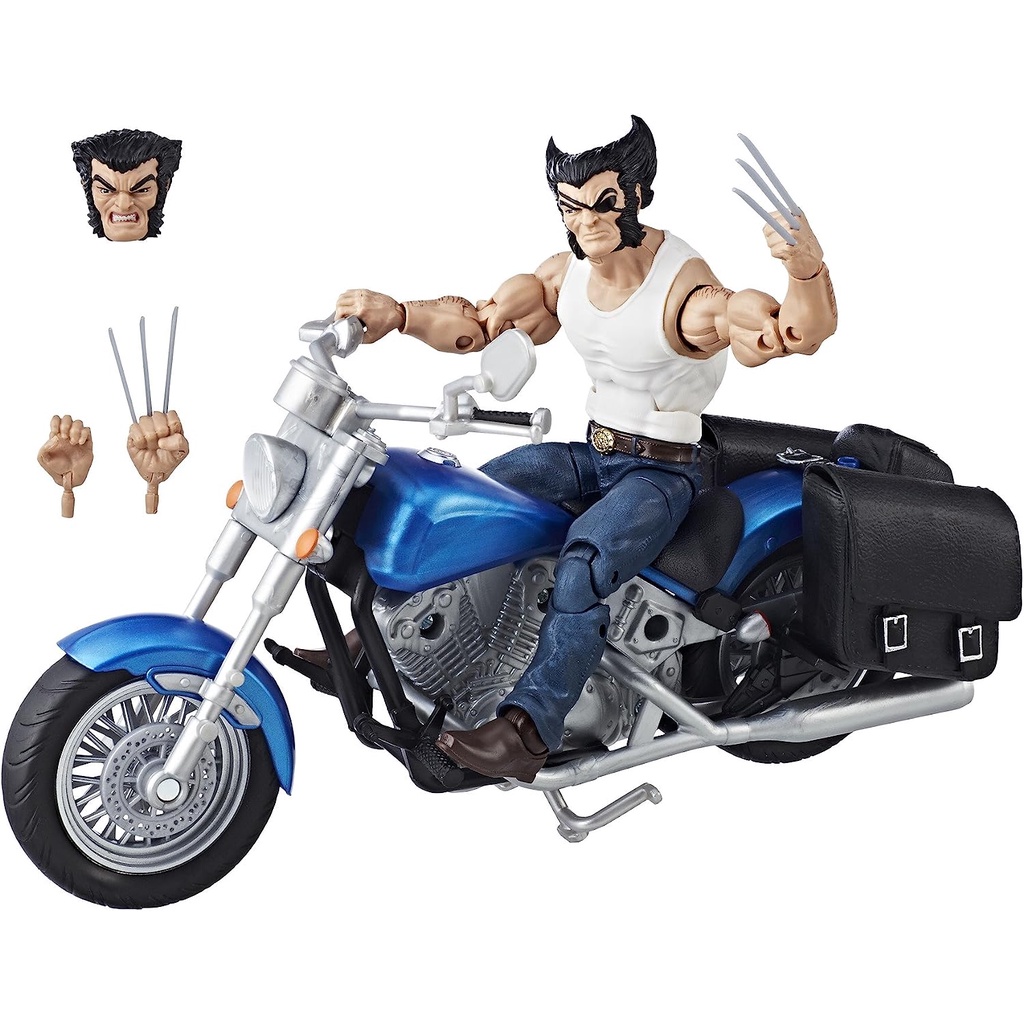 🌟 Wolverine & Motorcycle 🌟 Mô hình Hasbro ϟ Marvel Legends Series 6 ...