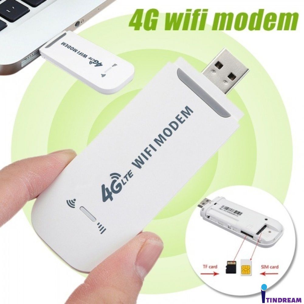 Usb Phát WiFi Không Dây 4G LTE 150Mbps Hỗ Trợ Thẻ Sim 4G Tiện Dụng Cho Gia Đình / Văn Phòng ...