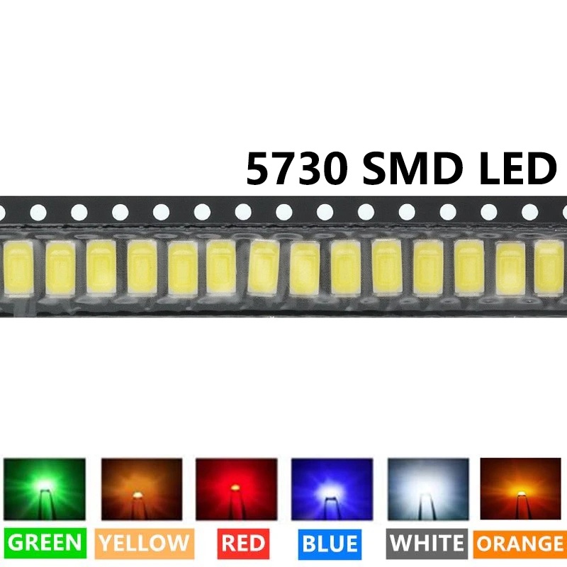 Set 100 Đèn LED Diodes 5730 5630 Diode 5730 SMD Đa Dụng Chất Lượng Cao | Shopee Việt Nam