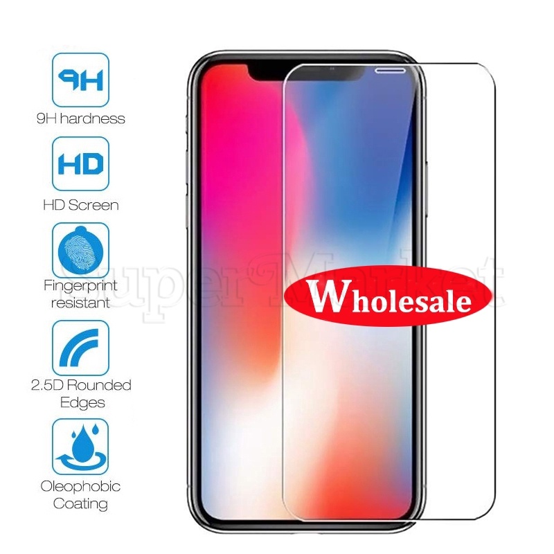 Premium Tempered Glass Screen Protector For Iphone 6 6s 7 8 Plus X Xs