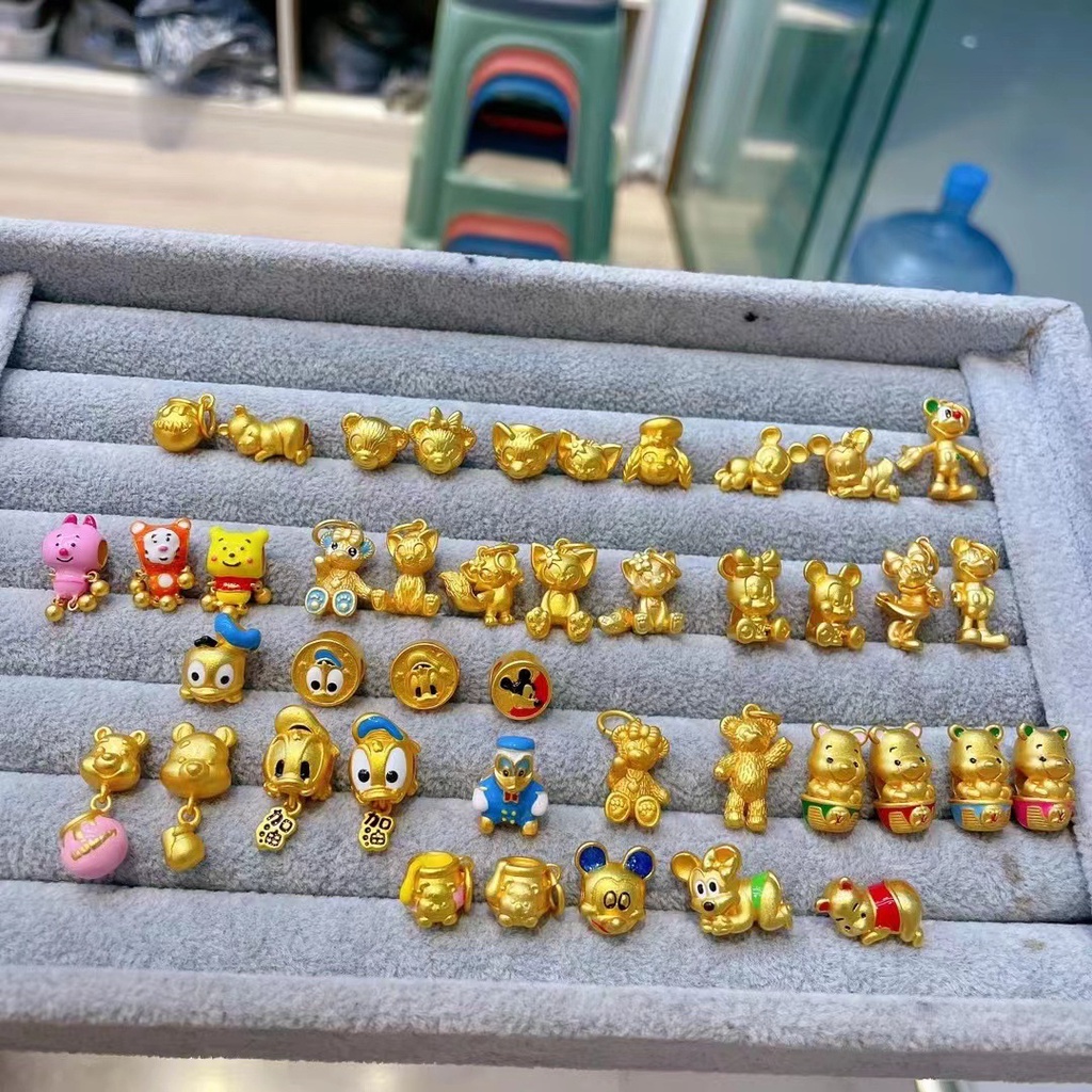 Hạt Cườm Vàng Hình Vịt Lingna Belle Winnie the Pooh Dùng Làm Trang Sức ...