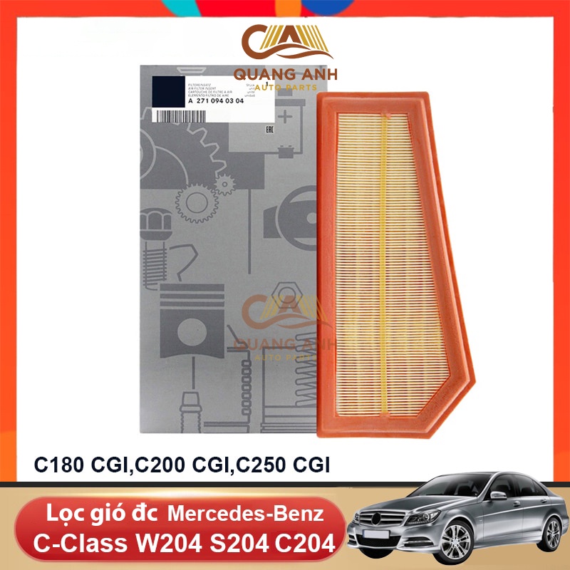Lọc gió động cơ xe Mercedes-Benz C200, C250, E200, E250 (Mã ...