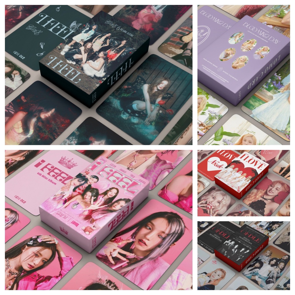 Bộ 55 Thẻ Hình LOMO I-DLE (G) I-DLE LOMO CARD I FEEL NXDE | Shopee Việt Nam