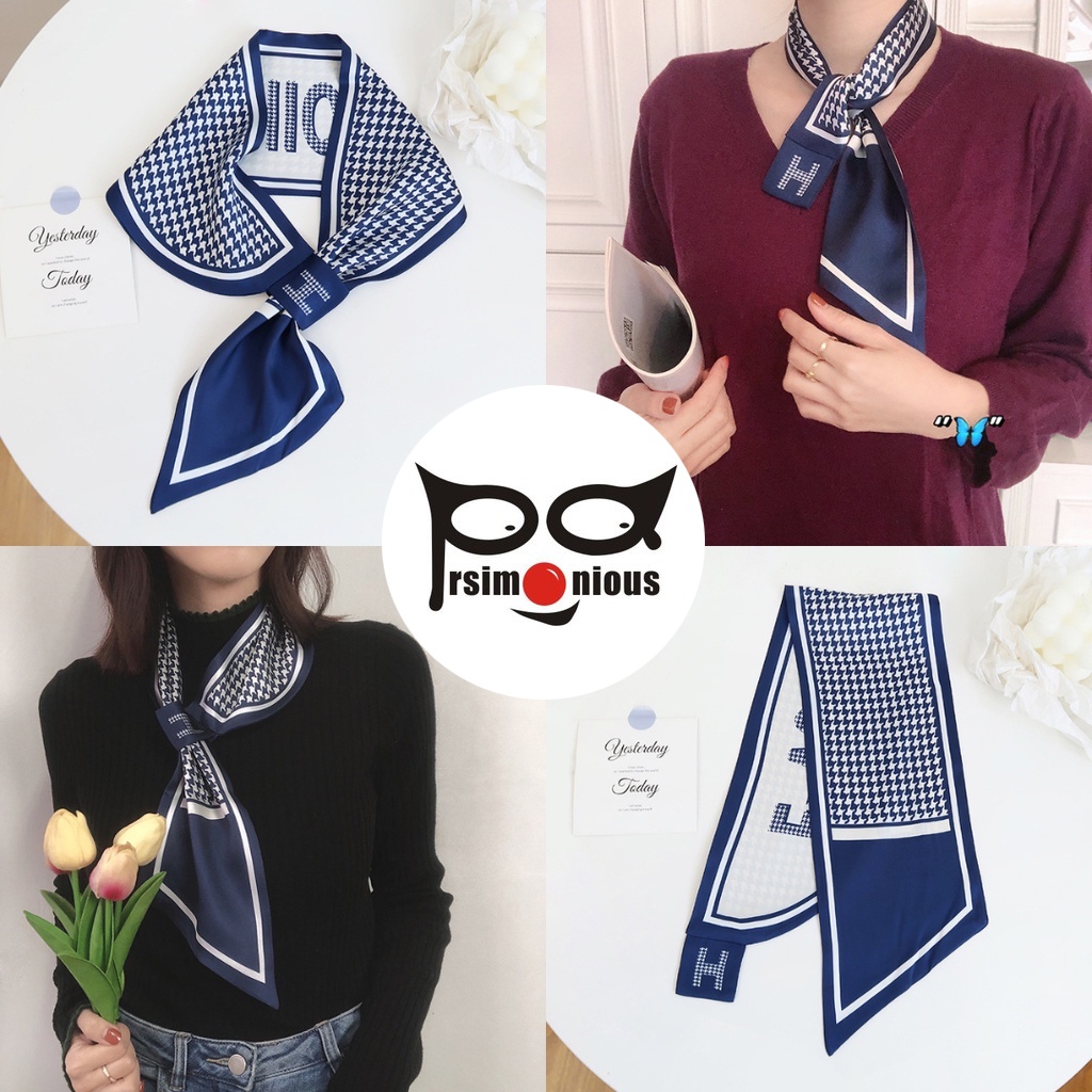 Parsimonious Khăn Quàng Cổ Lụa Nhỏ Dài Trang Trí Đơn Giản Và Đa Năng ...