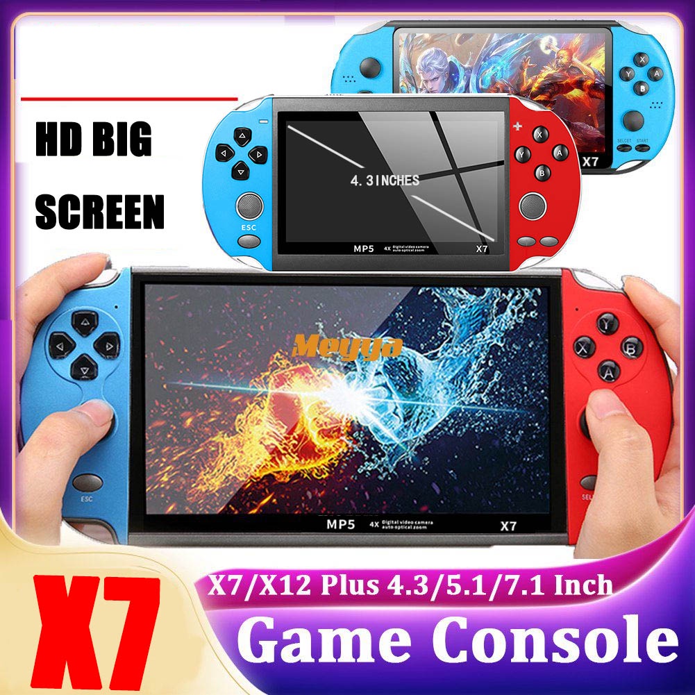 Máy Chơi game Cầm Tay psp X7 Màn Hình HD 4.3 Inch 8GB Tích Hợp | Shopee ...