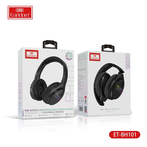 Tai nghe chụp tai bluetooth Earldom ET-BH101 Bass cực mạnh thẻ nhớ tối ...
