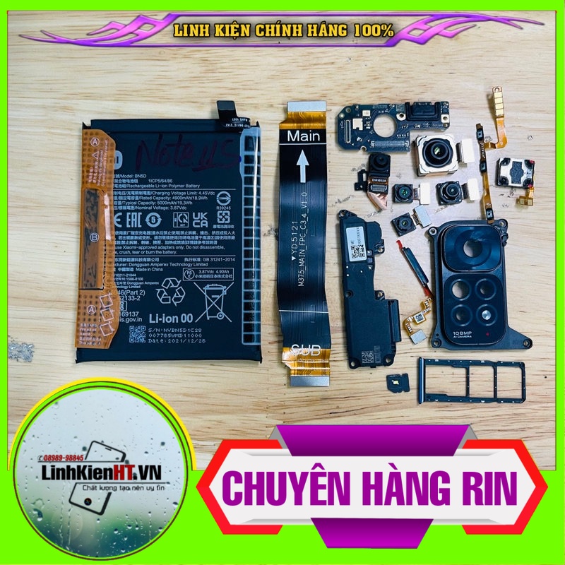 Linh Kiện Xiaomi Redmi Note 11S /Camera trước,Camera sau,main sạc,cáp ...