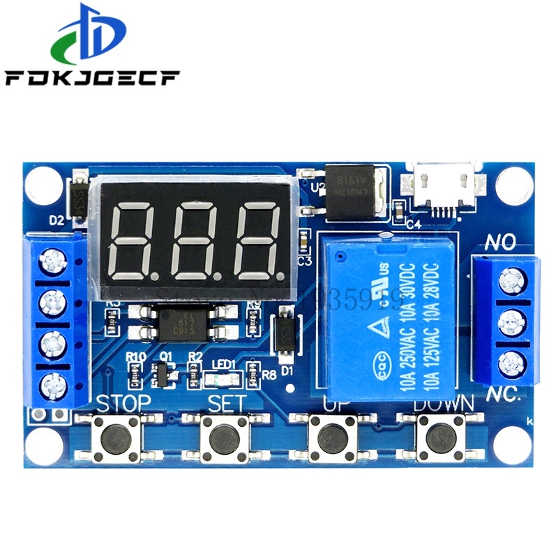 Mô Đun Rơ Le Hẹn Giờ 1 Kênh 5v 6 30v 999 Phút Shopee Việt Nam 