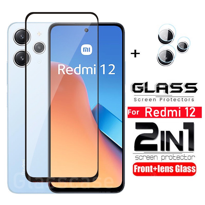 Kính Cường Lực 2 Trong 1 Bảo Vệ Toàn Màn Hình Cho redmi 12 c redmi12 ...
