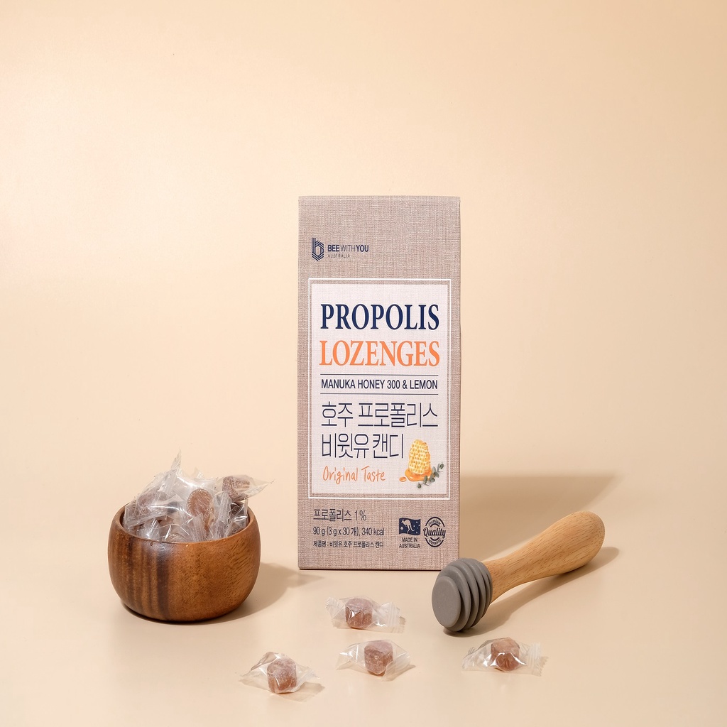 [BEEWITHYOU] manuka honey propolis candy 90g | Shopee Việt Nam