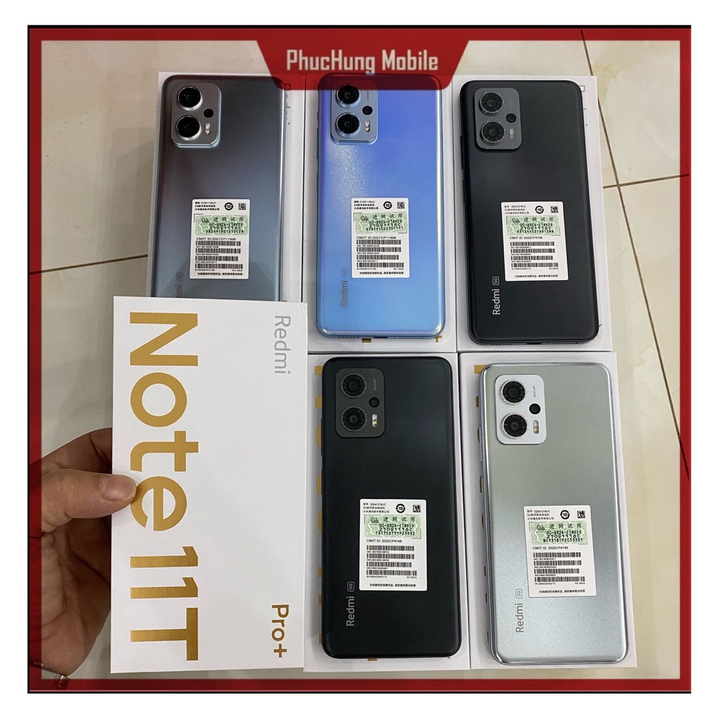 Điện thoại Xiaomi Redmi Note 11T pro Plus, Dimensity 8100, sạc 120W ...