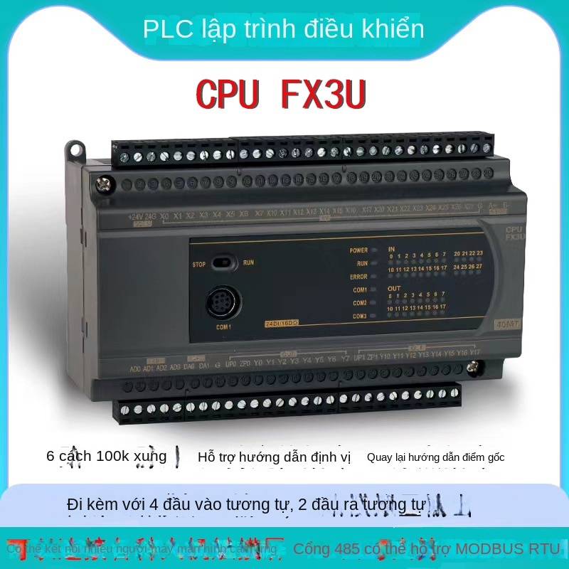 Board lập trình PLC Mitsubishi nội địa FX3U 1N 2N 16 20 24 28 32 40 60 ...