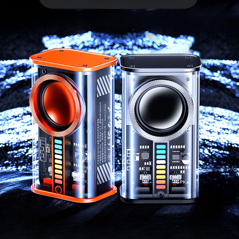 Loa Bluetooth Mini K07 Thiết Kế Trong Suốt đèn Led độc đáo,loa Không ...