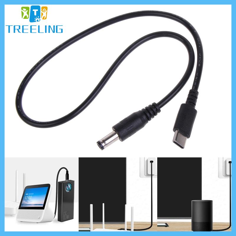 Treeling usbc to 5 5x2 5mm converter usb power-boost line 9v 12v 15v ...