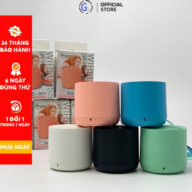 Loa Bluetooth Ws-301 Chính Hãng G01 âm bass ấm nghe nhạc cực lâu kèm ...