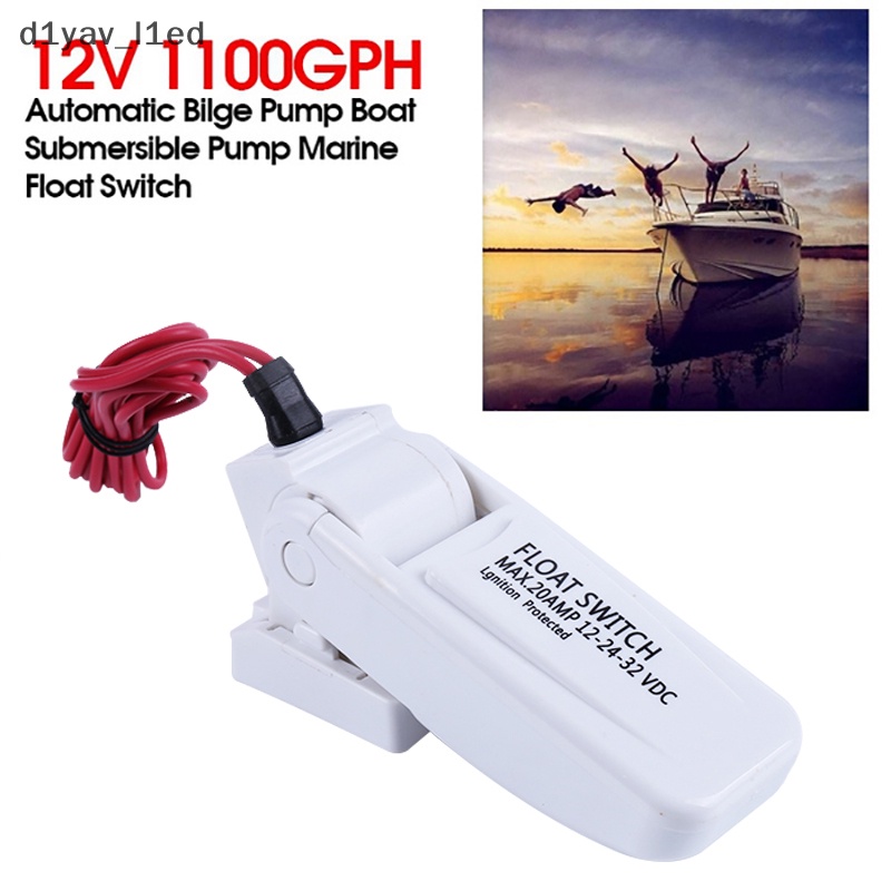 Dd 12v 1100gph Tự động Bơm Chìm Thuyền Bơm Chìm Công Tắc Phao Biển U7w6 Ed Shopee Việt Nam