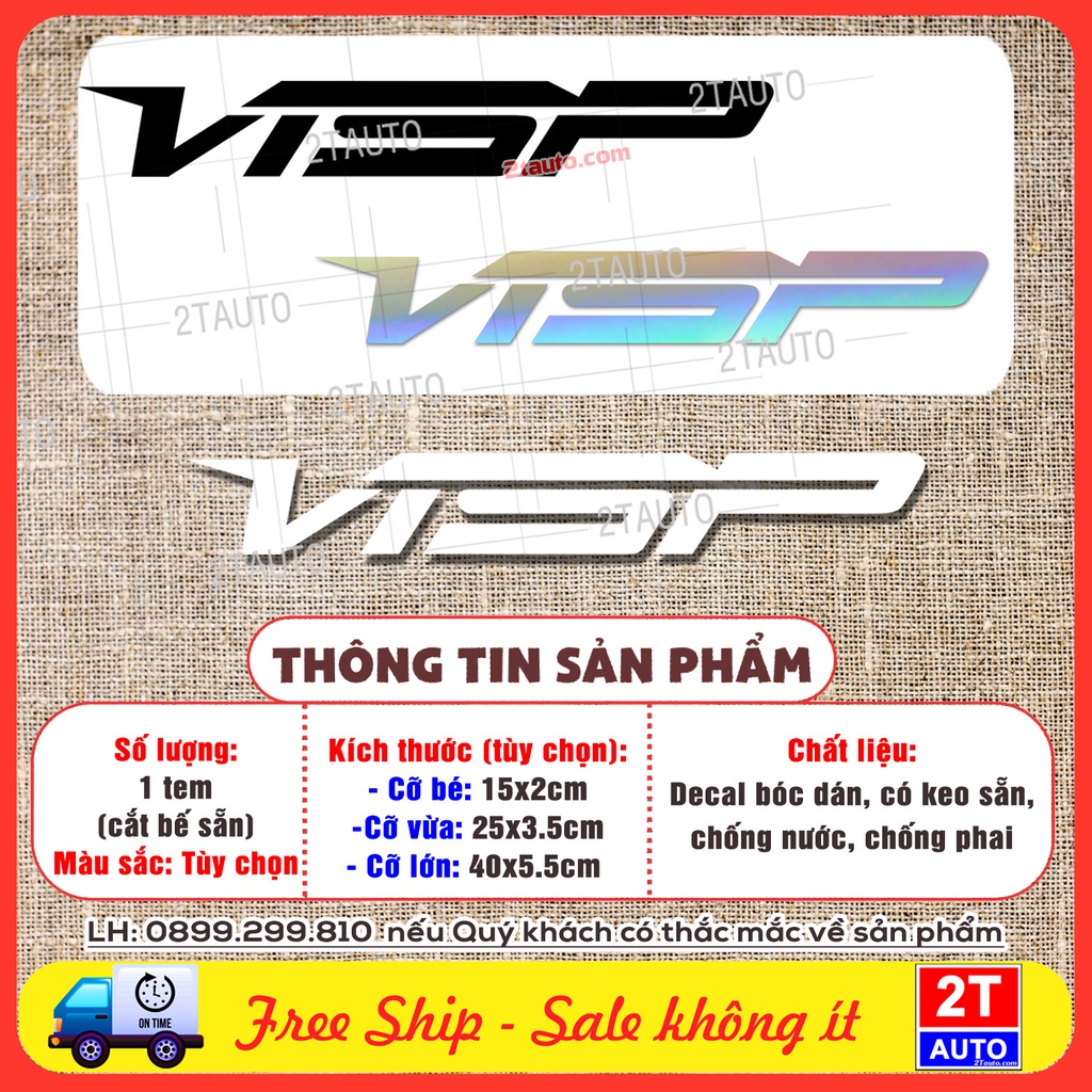 (GIÁ 1 TEM) Logo Tem Decal VISP,Tem Chữ F10, F12 F13 F15 GRAY,Tem Chữ VISP Dán Xe Đạp Fixed Gear ...