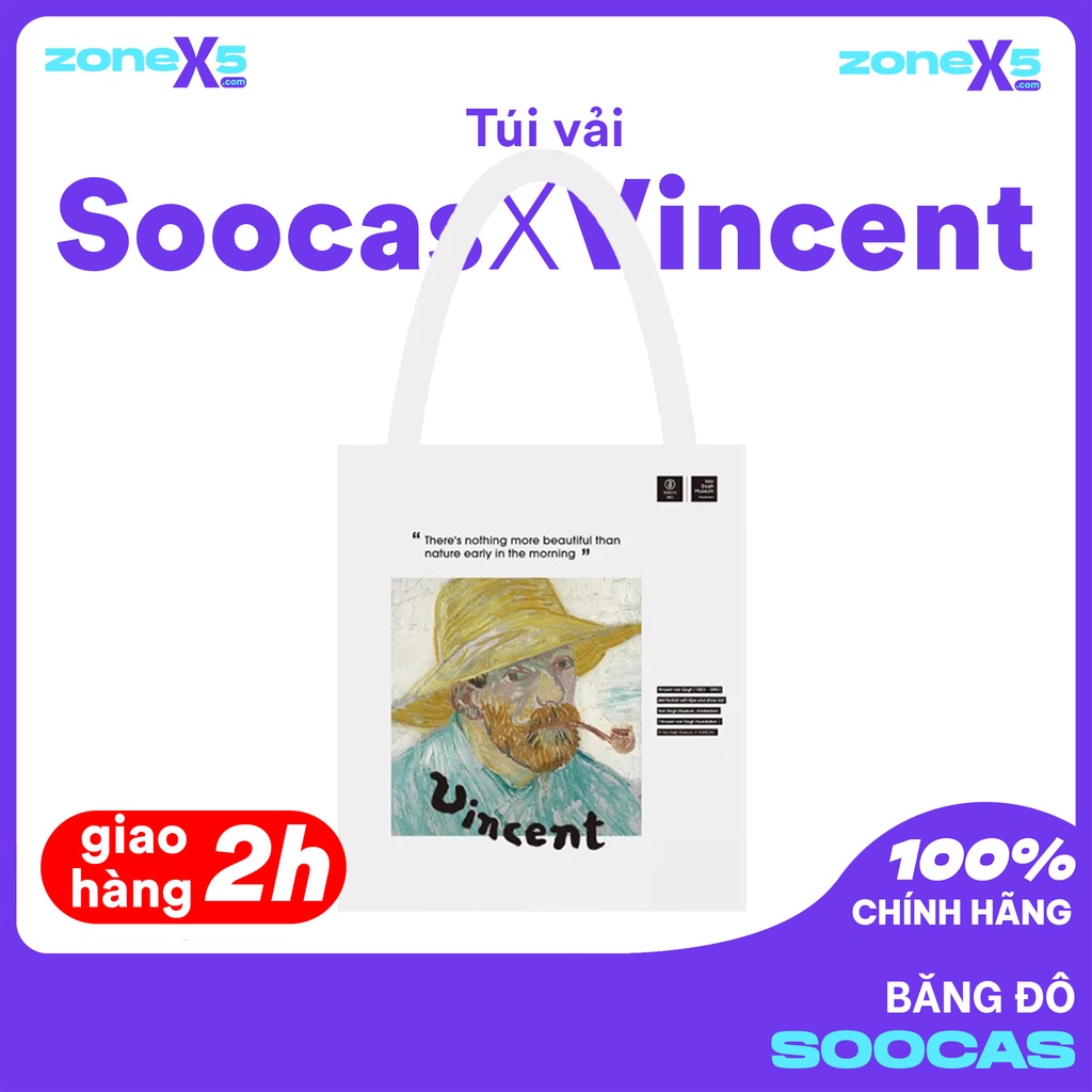 [GIFT] Túi Vải Soocas Vincent Van Gogh | Shopee Việt Nam