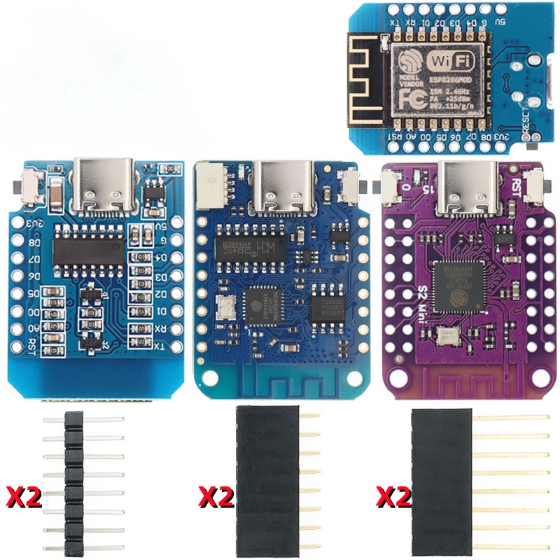 Bo Mạch Phát Triển WeMos D1 Mini Pro V3.0 Nodemcu 4MB / 16MB bytes Lua ...