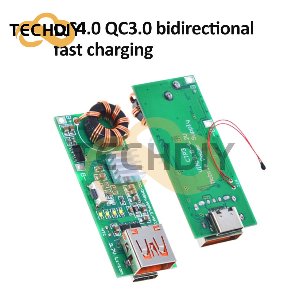 Bảng Mạch Sạc Nhanh Đa Hướng QC4.0 QC3.0 Sạc Nhanh Type-C USB 3.7V Sang 5V Boost Cho Điện Thoại ...