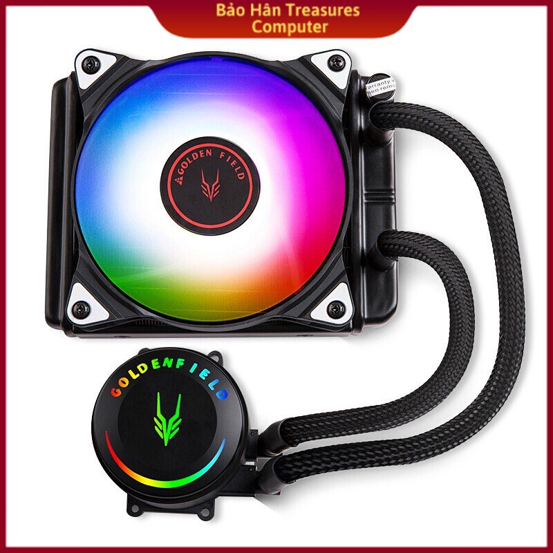 Bộ tản nhiệt n­ước All In One Golden Field Silver Fox 120G RGB - Hàng ...