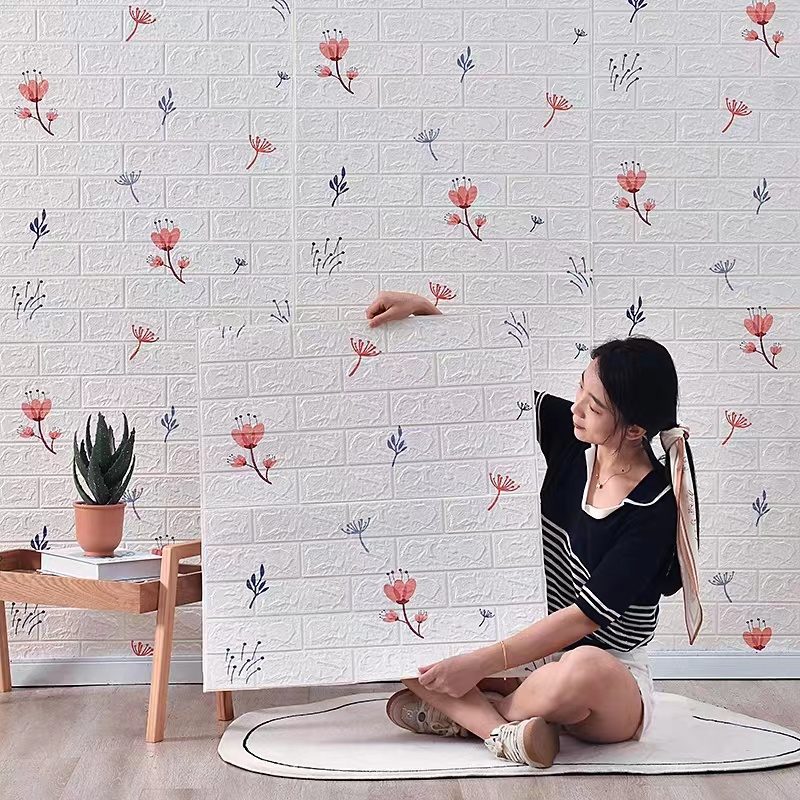 miếng dán tường xốp dán tường 3d sốp dán tường sốp dán tường Trang trí ...