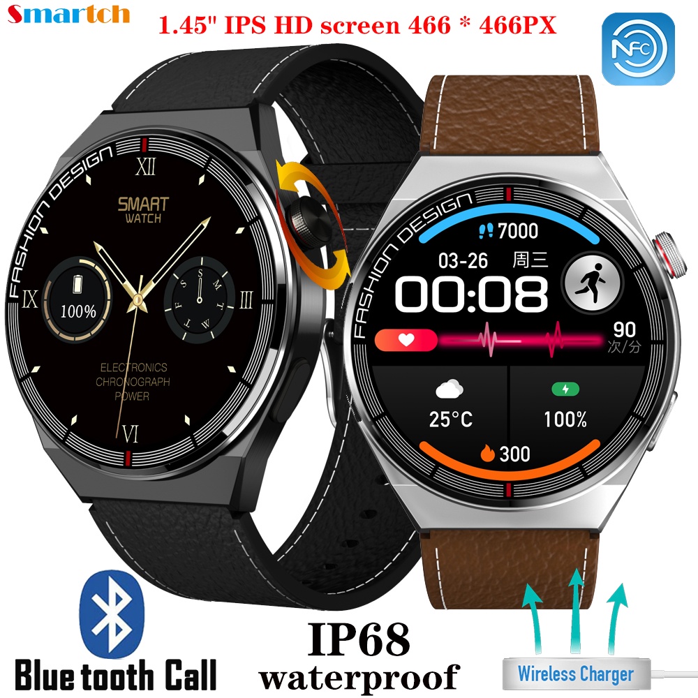 Đồng Hồ Thông Minh 2023 new 1.45 "gt3 pro Chống Thấm Nước ip68 nfc gt3pro Cho huawei h4max ...