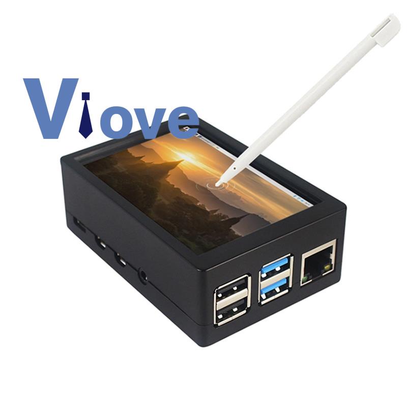 Bộ Ốp Lưng + Màn Hình Cảm Ứng 3.5 Inch TFT LCD Cho Raspberry Pi 4Th ...