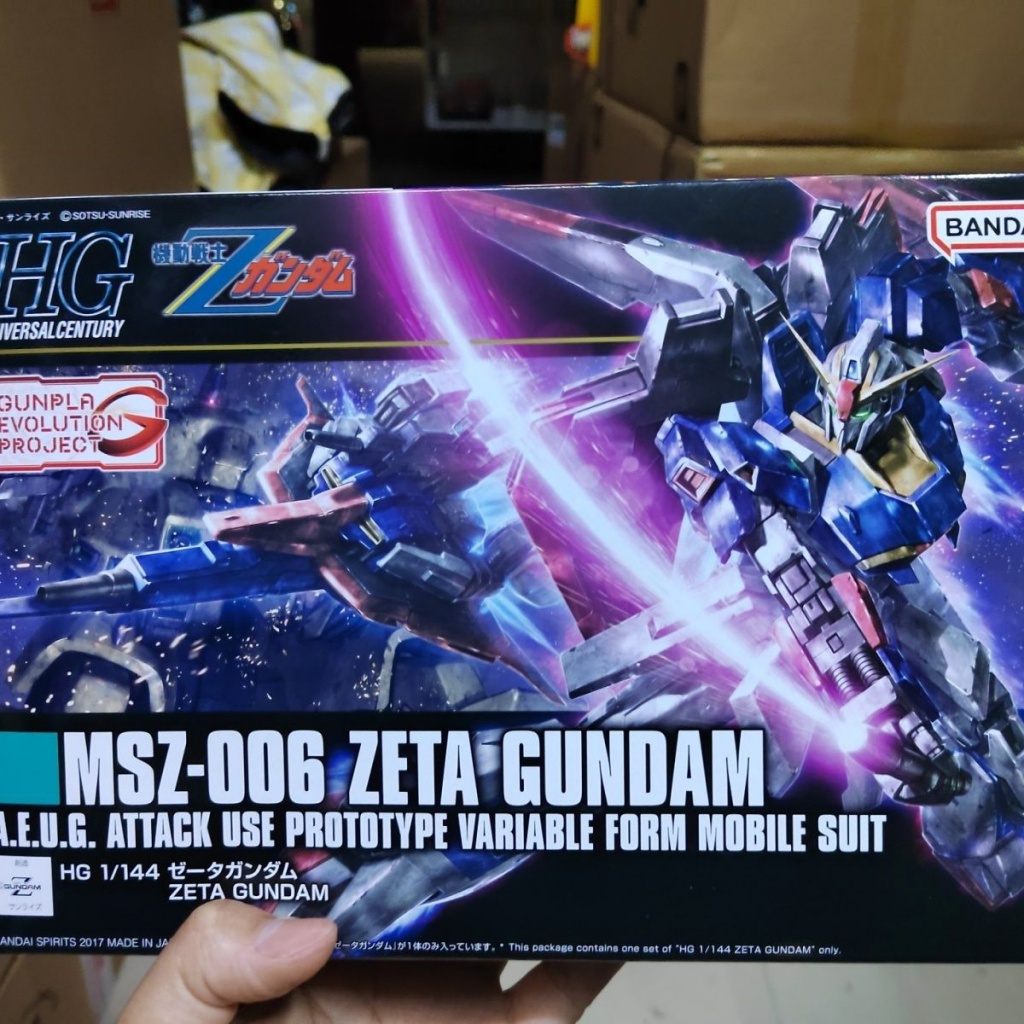 Mô Hình Lắp Ráp Gundam HGUC 203 MSZ-006 Zeta hgZ Tỉ Lệ 1 / 144 | Shopee Việt Nam