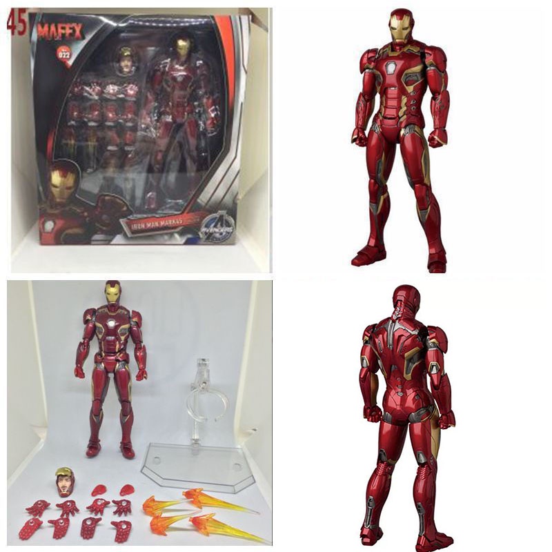 Mô Hình Nhân Vật Iron Man Mafex022 Marvel Avengers Mark45 | Shopee Việt Nam