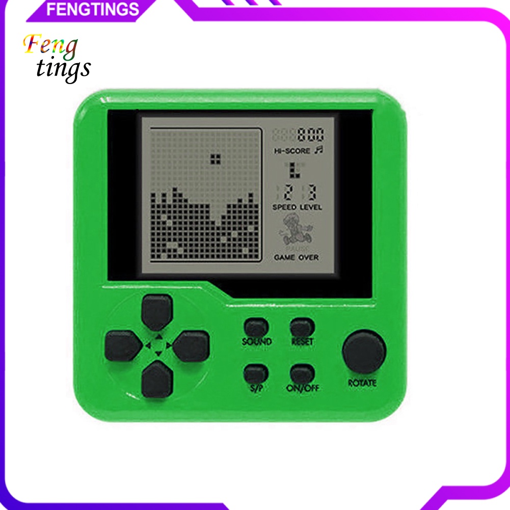 [ft] 27 inch mini retro tetris game console máy chơi game cầm tay cho ...