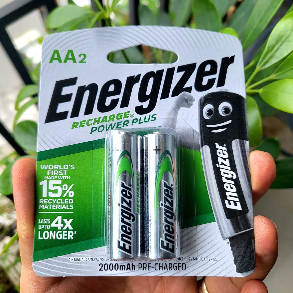 Vỉ 2 Pin sạc AA AAA Energizer dung lượng cao đến 2300mAh - Xuất xứ Nhật ...