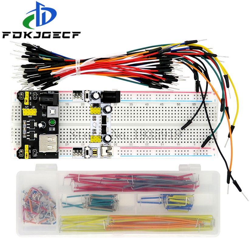 Bảng Mạch Nguồn 3.3V / 5V MB102 + 65 / 140 Dây Cáp Cho arduino | Shopee ...