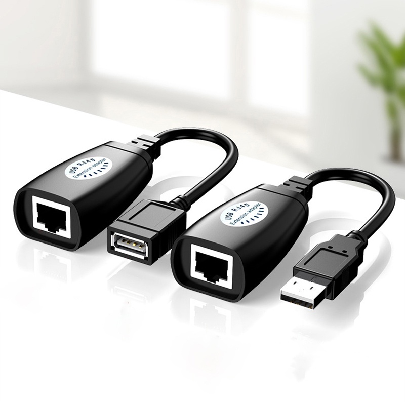 Usb Sang RJ45 Cáp Mạng Mở Rộng Adapter Qua Cat5e Cat6 Dây Ethernet 30m ...