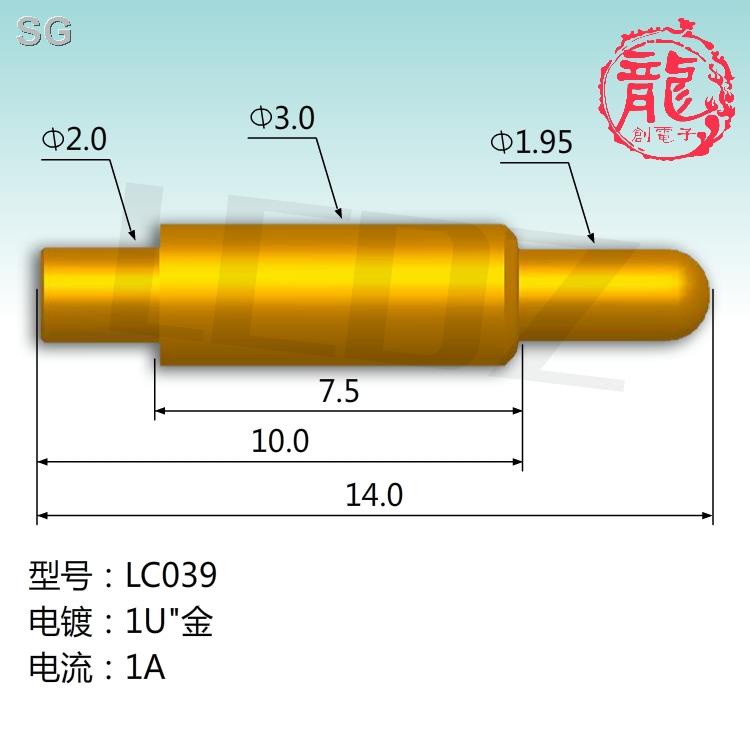 Hàng sẵn có = PCB Board Type Spring Pin Test Thimble PogoPin Connector ...