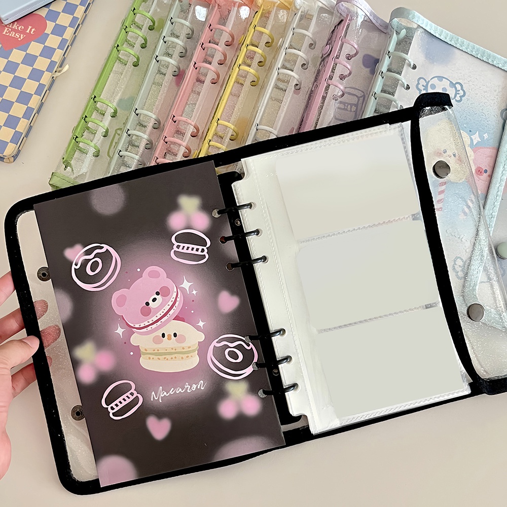A6 Photo Album Book Binder Photo Storage Folder Inner Pages Card ...