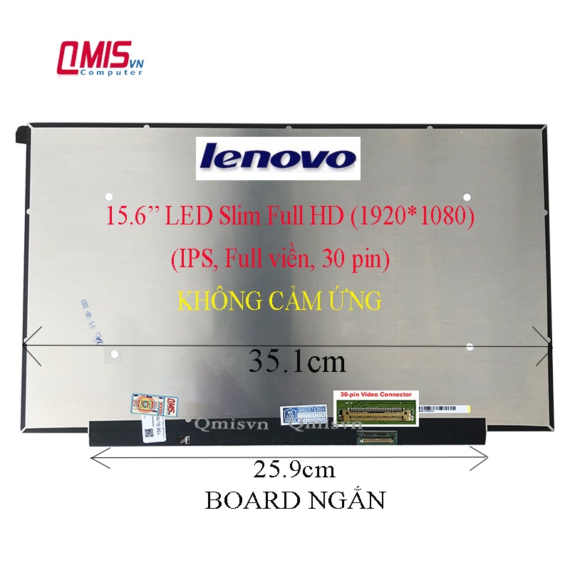 Màn hình laptop 15.6 inch Led slim 30 pin, Lenovo IdeaPad 3 15ALC6 ...