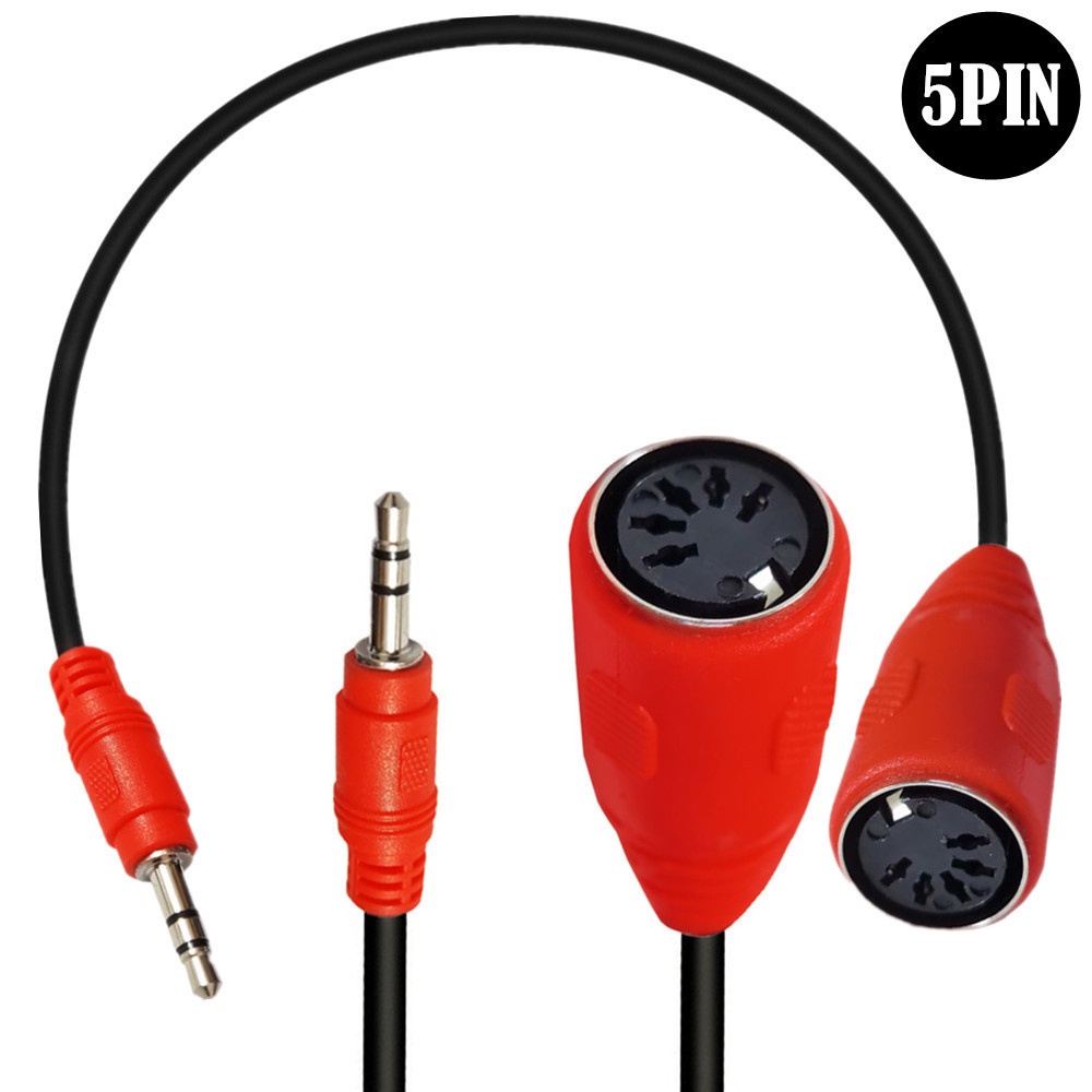 Midi sang TRS 3.5mm Nam sang DIN 5P Nữ Âm Thanh Cắm Sang MIDI Cáp Chuyển Đổi Âm Thanh | Shopee ...