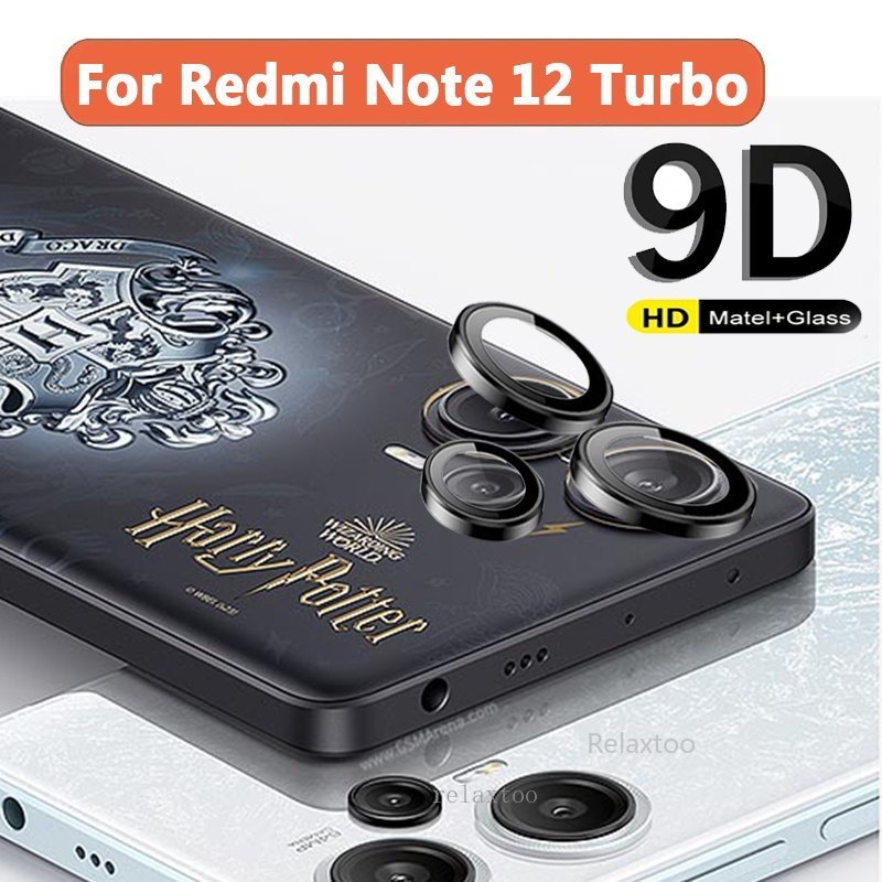 Ốp Điện Thoại Mặt Kính Viền Kim Loại Cong Bảo Vệ Camera Cho Xiaomi Redmi Note 12 Note12 Pro Plus ...