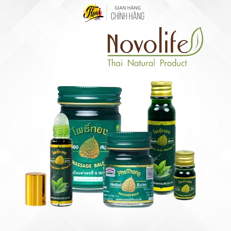 Dầu xanh lá bồ đề Novolife Thái Lan | Shopee Việt Nam