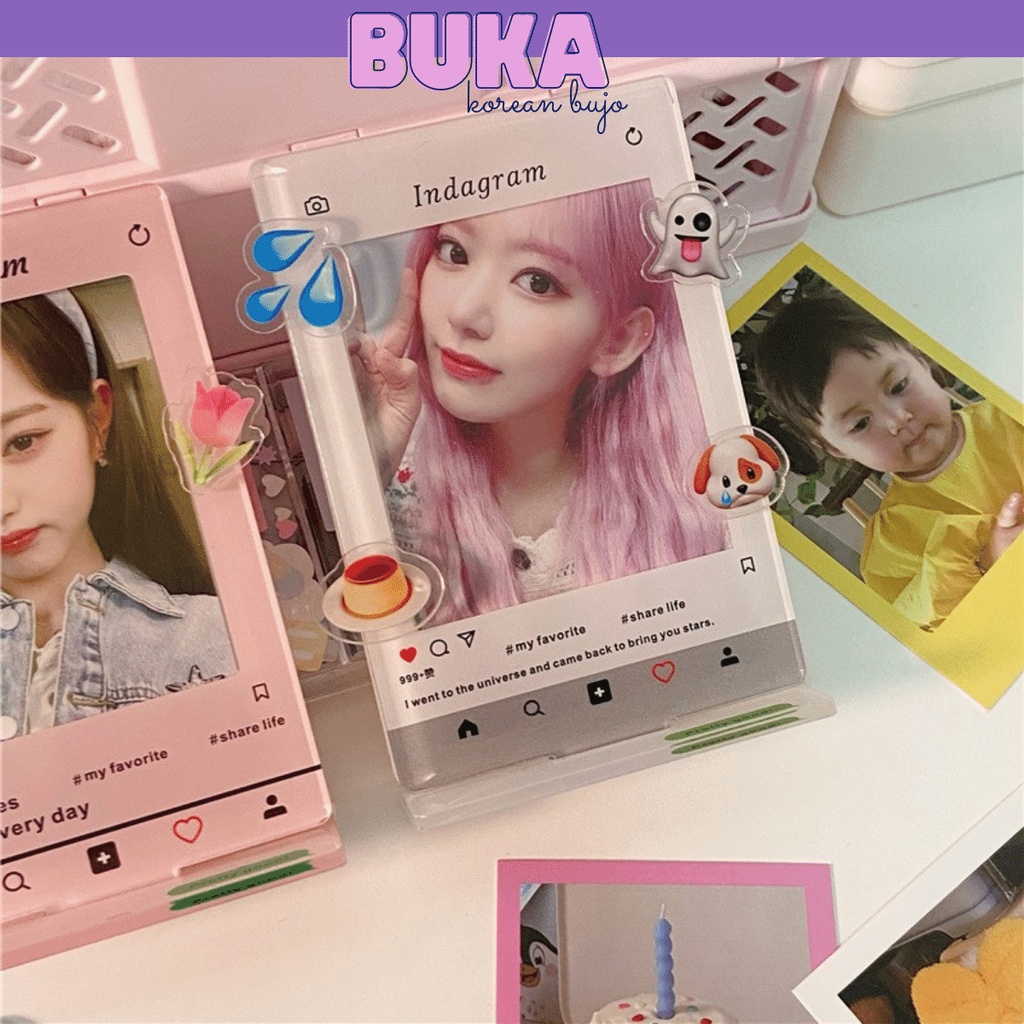 Khung ảnh Insdagram Buka khung tranh đựng card acrylic standee để bàn 6 ...