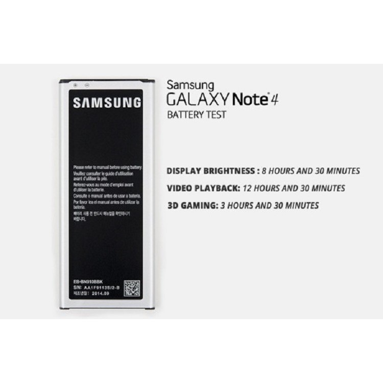 Pin samsung Galaxy Note 4 Chính Hãng - Chính hãng | Shopee Việt Nam
