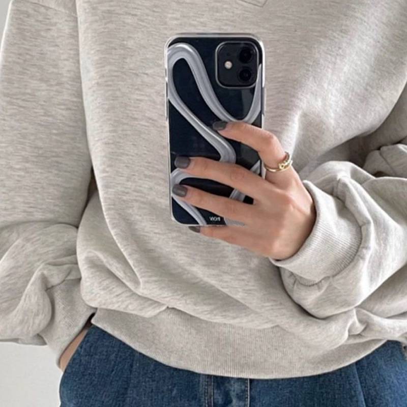 Ốp điện thoại sóng kim loại eAJg thích hợp cho iPhone 7/7Plus/8/8Plus/X ...